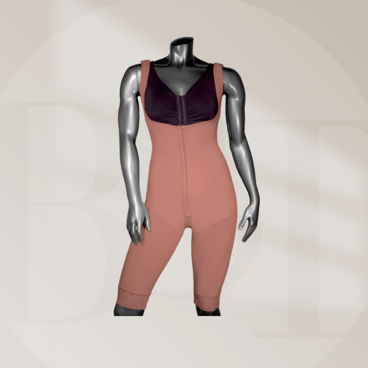 128C High Compression Faja | Above the Knee | Frontal Hooks and Pelvic ...